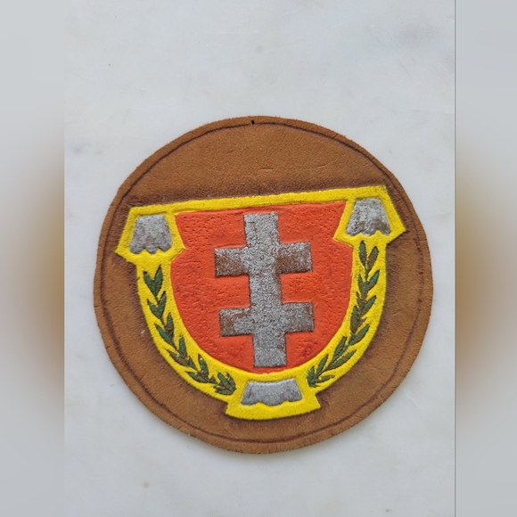 Other | Vintage Leather Patch Lithuanian Scouts | Poshmark